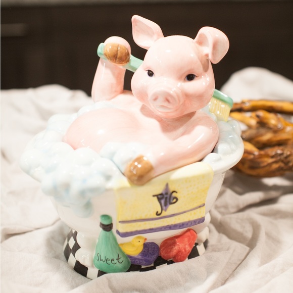 Kitchen | Pig In Tub Cookie Jar | Poshmark